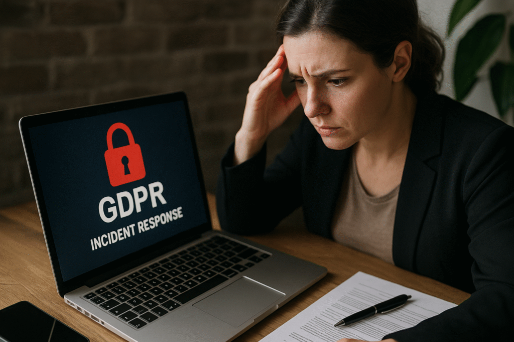 GDPR incident response pri porušení bezpečnosti údajov - GDPR Slovensko